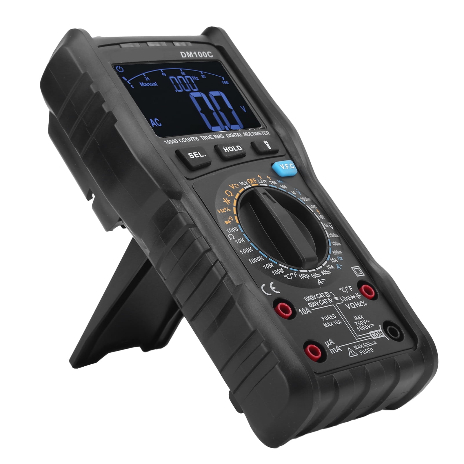 High Accuracy Digital Multimeter DM100C for Electrical Maintenance 10A ...