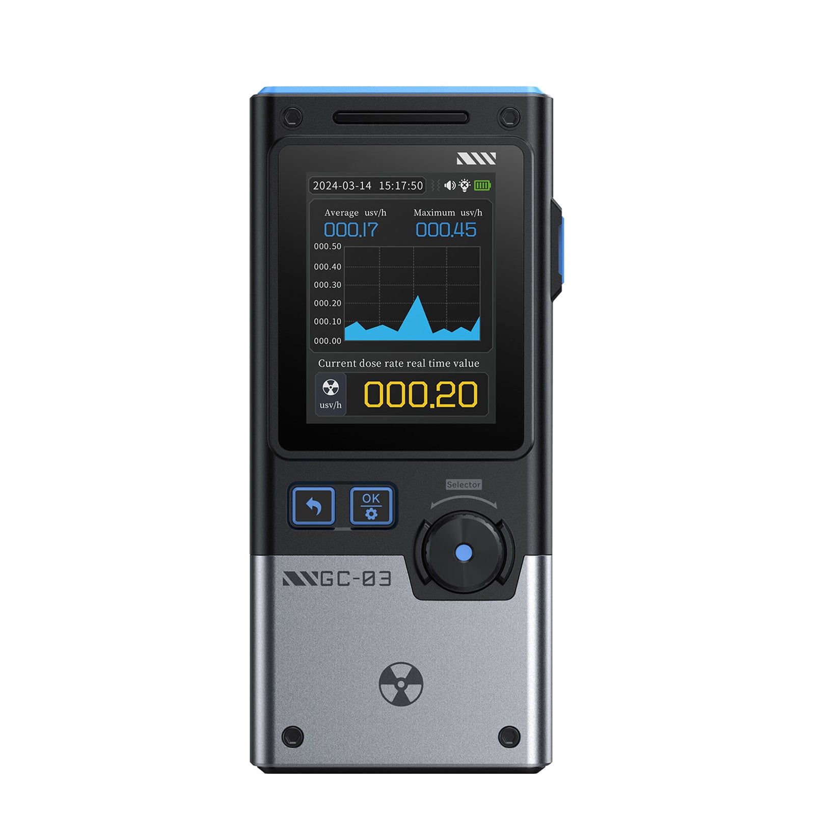High Accuracy Electromagnetic Field Meter with Color Screen ...