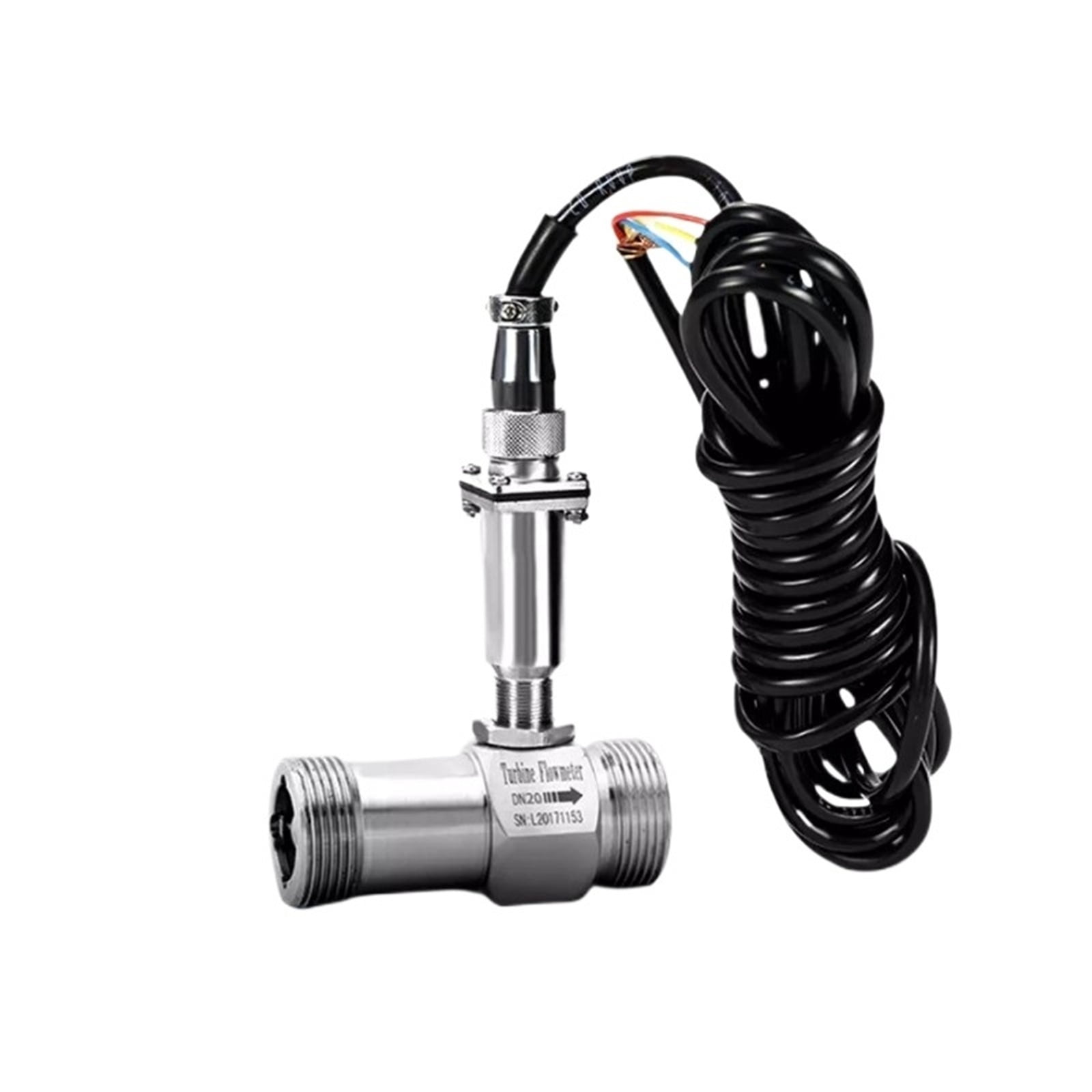 High Accuracy Flow Meter Male Thread SS304 Sensor Water Alcohol ...