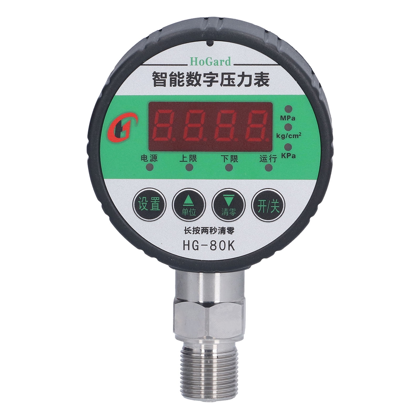 High-Accuracy Manometer with LCD Display Digital Hydraulic Pressure ...