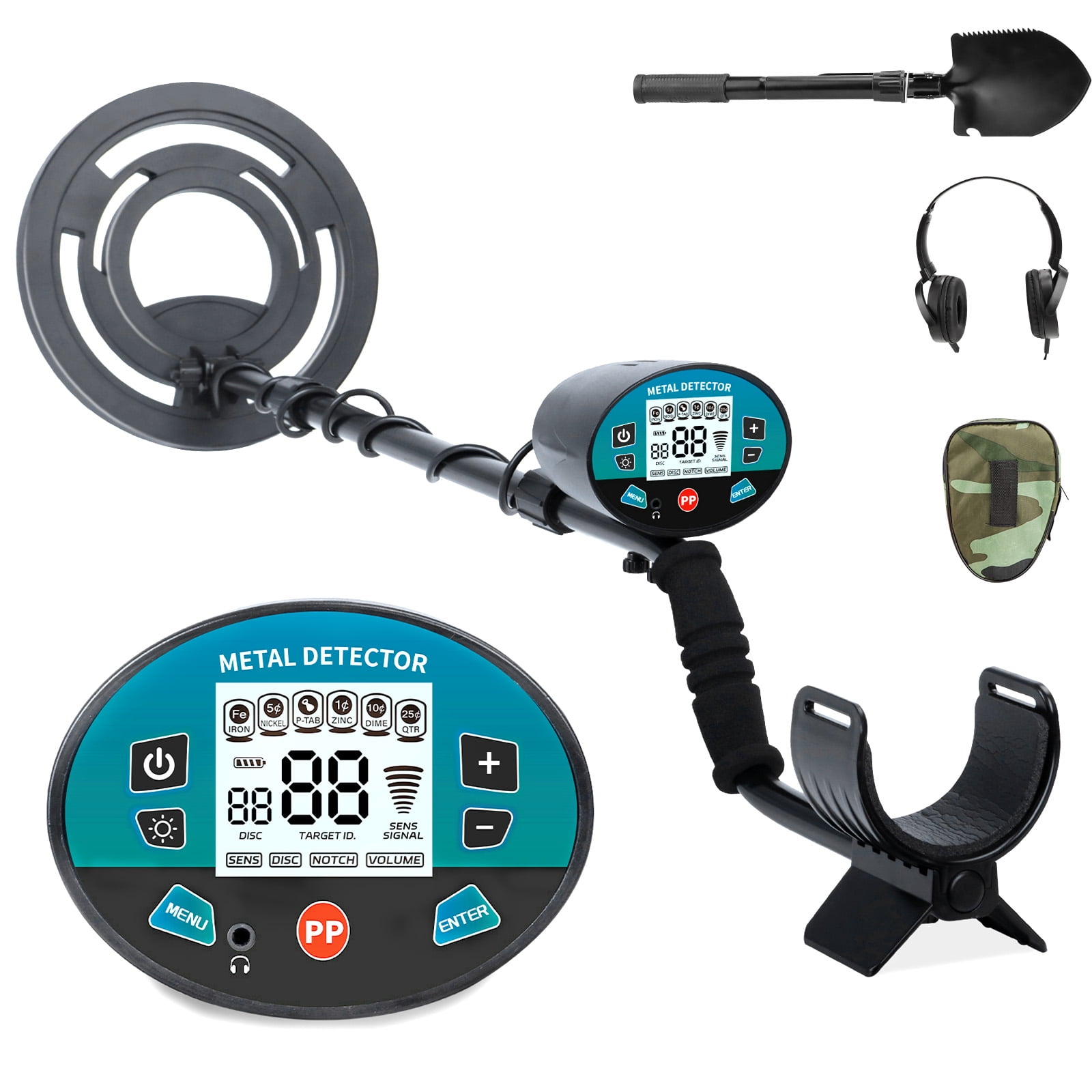 Metal Detector for Adults - High Accuracy, IP68 Waterproof, Adjustable ...