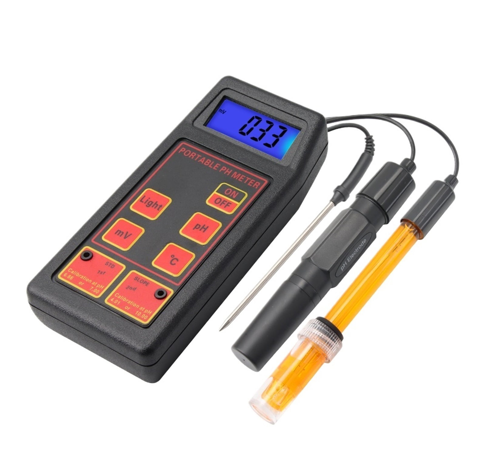 High Accuracy PH ORP Temp Meter Portable MV Tester Sensor Aquarium ...