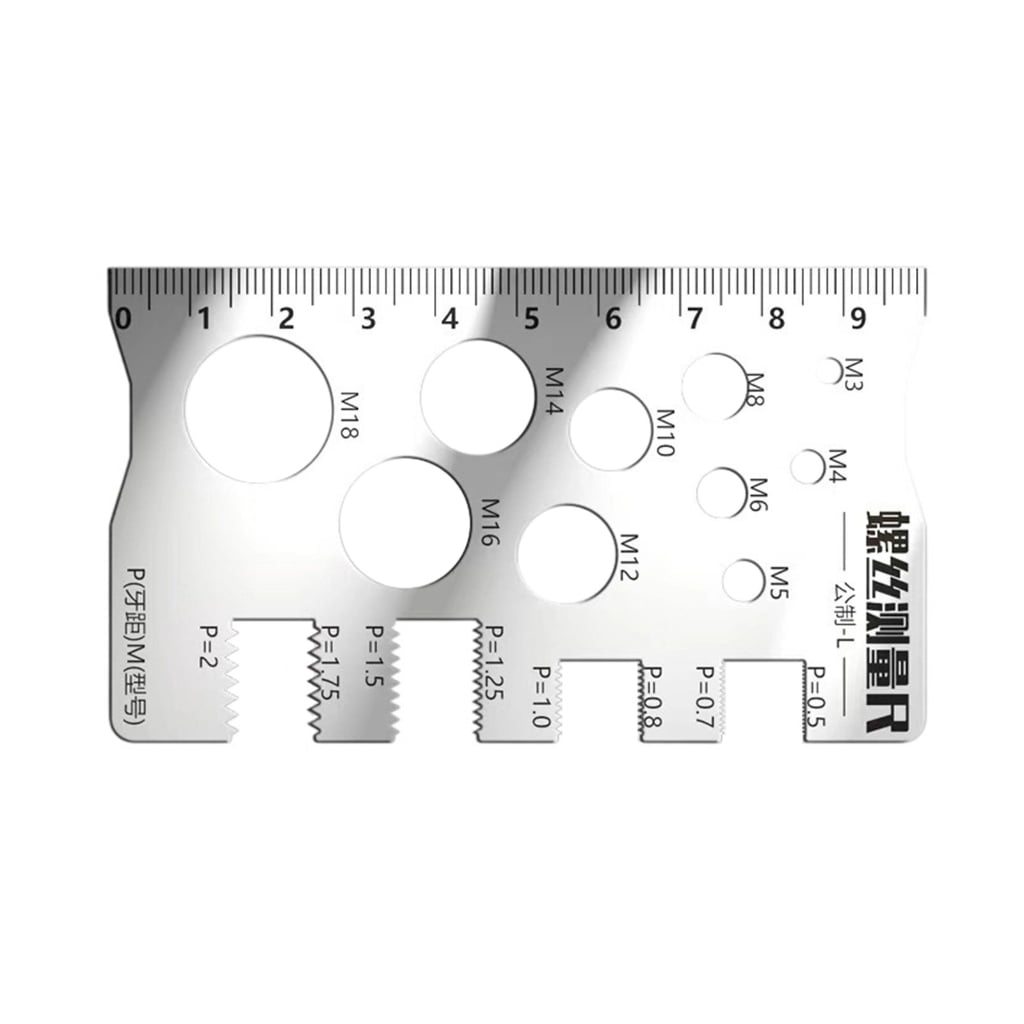 High Accuracy Screw Thread Calipers For Determining Metric Pitches ...