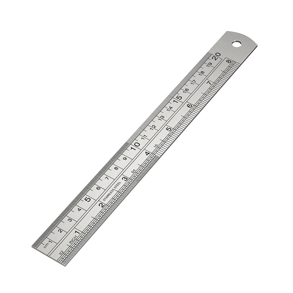 High Accuracy Steel Drawing Ruler with Double Scale System Metric Royal ...