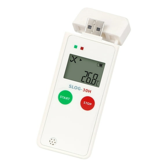 High Accuracy Temperature Humidity Data Logger with LCD Display Alarm ...