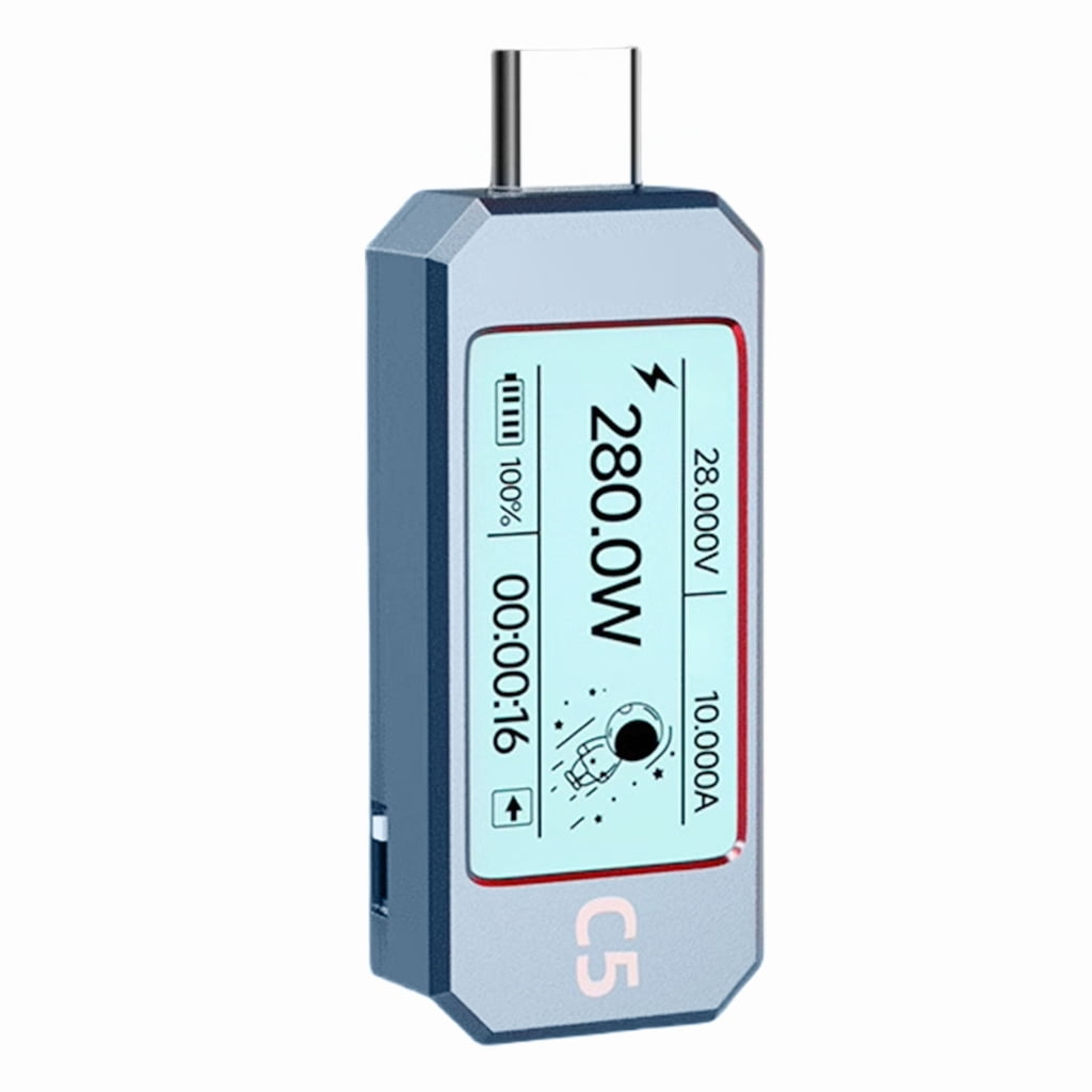USB C Voltages and Current Tester, 3.1, DC48V Digital Multimeter with ...