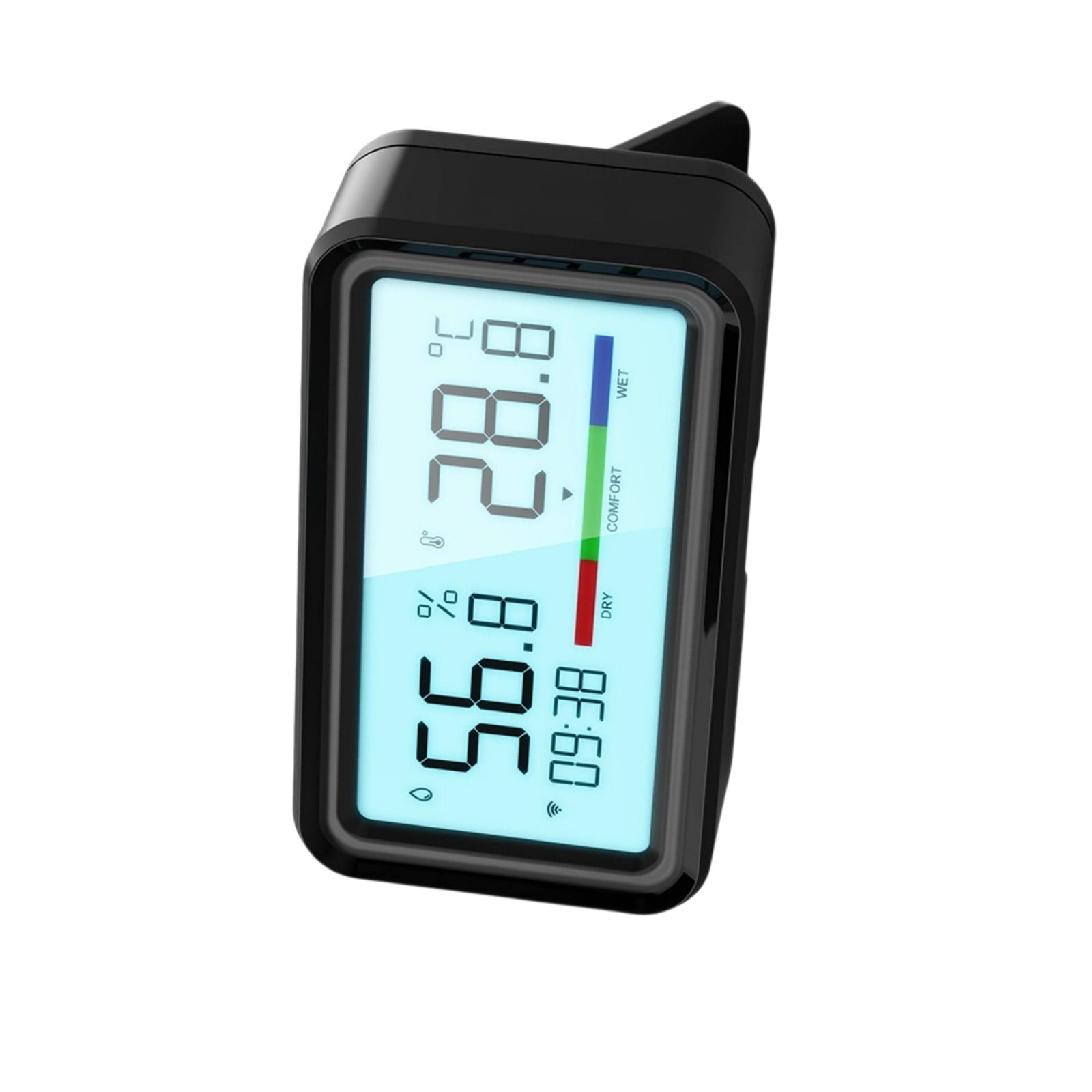 Smart Dual-WiFi Temp Humidity Gauge with Real-Time Alerts & Backlight ...