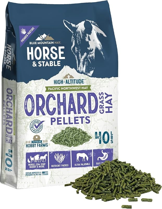 High Altitude Horse Hay Pellets | Ultra Premium Alfalfa, Timothy, Orchard, Teff Hay | Nutrient ...
