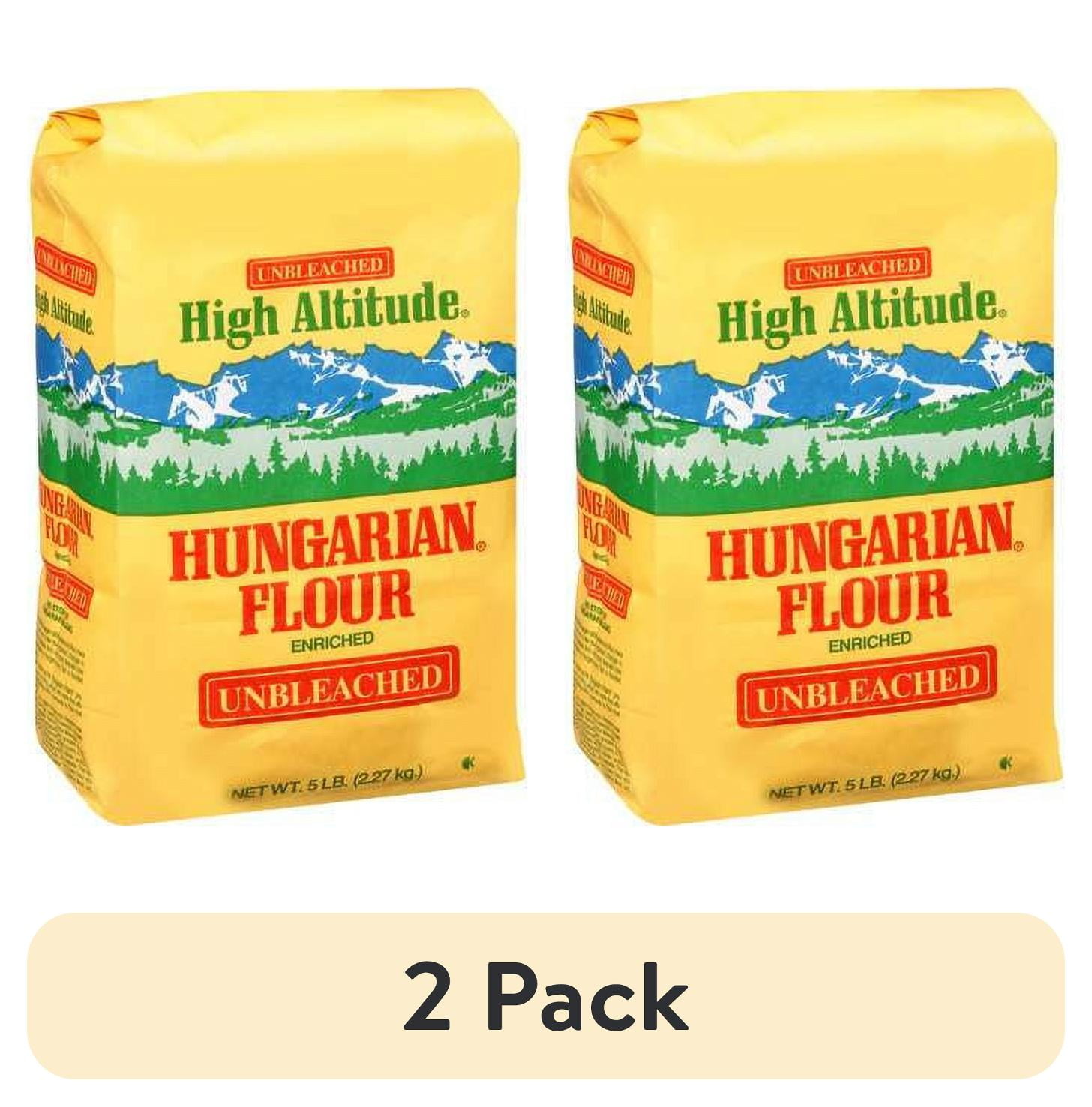 (2 pack) High Altitude Hungarian AP Unbleached Flour, 5LB Bag - Walmart.com