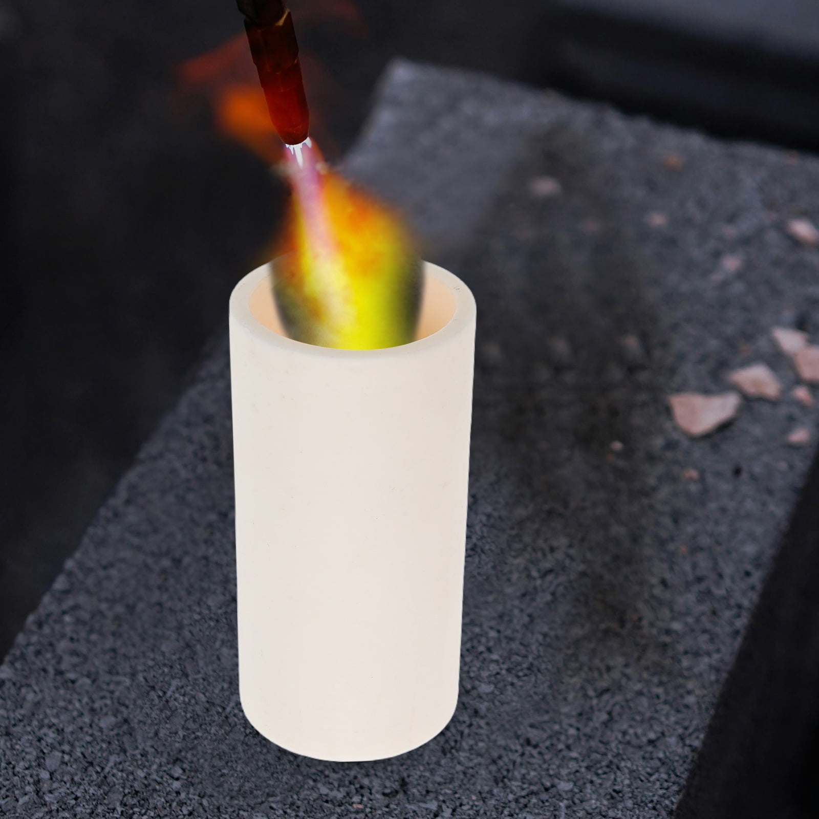 High Alumina Ceramic Crucibles For Laboratory Analysis Ideal For High ...