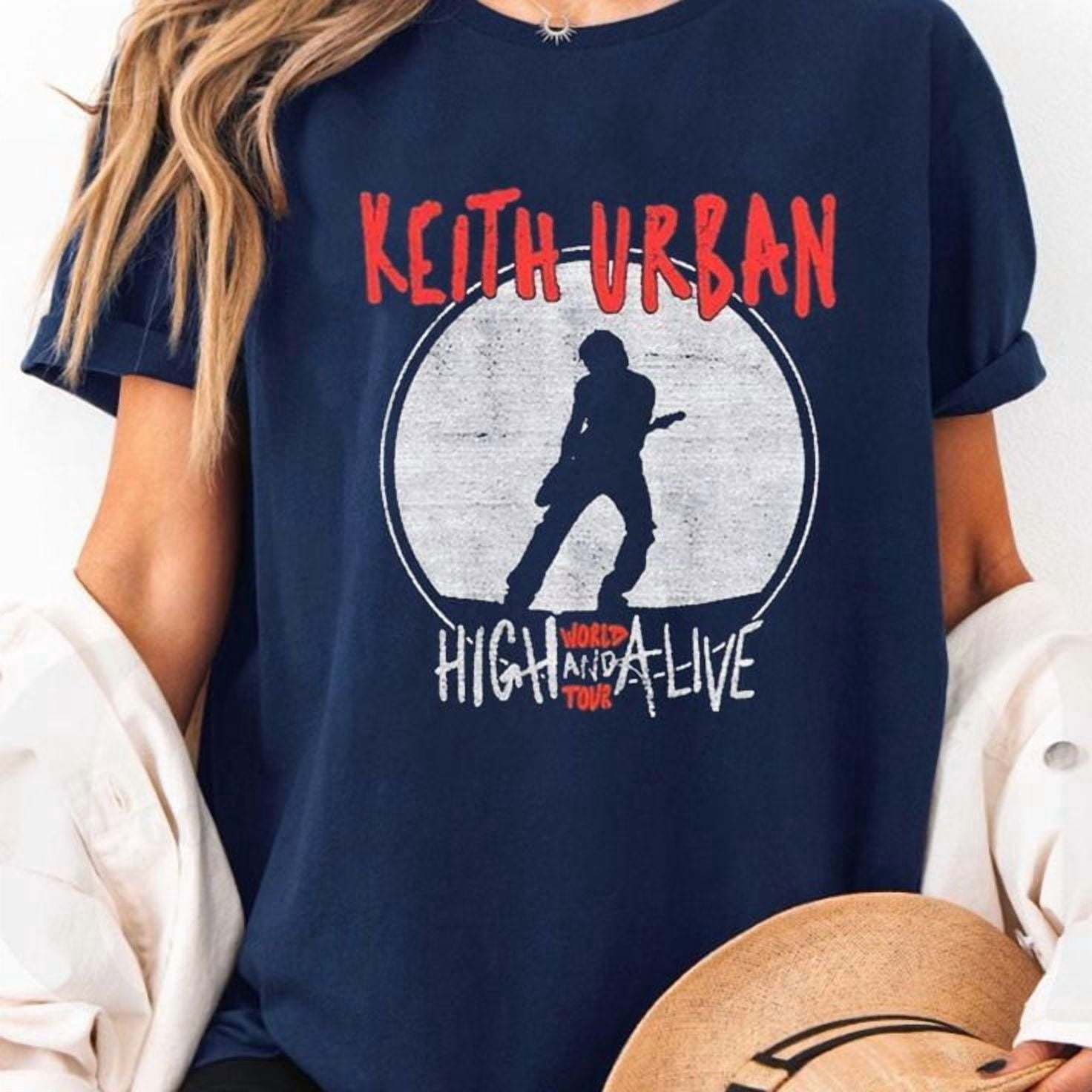 High And Alive Keith Urban 2025 Tour Shirt Men's And Women's Graphic ...