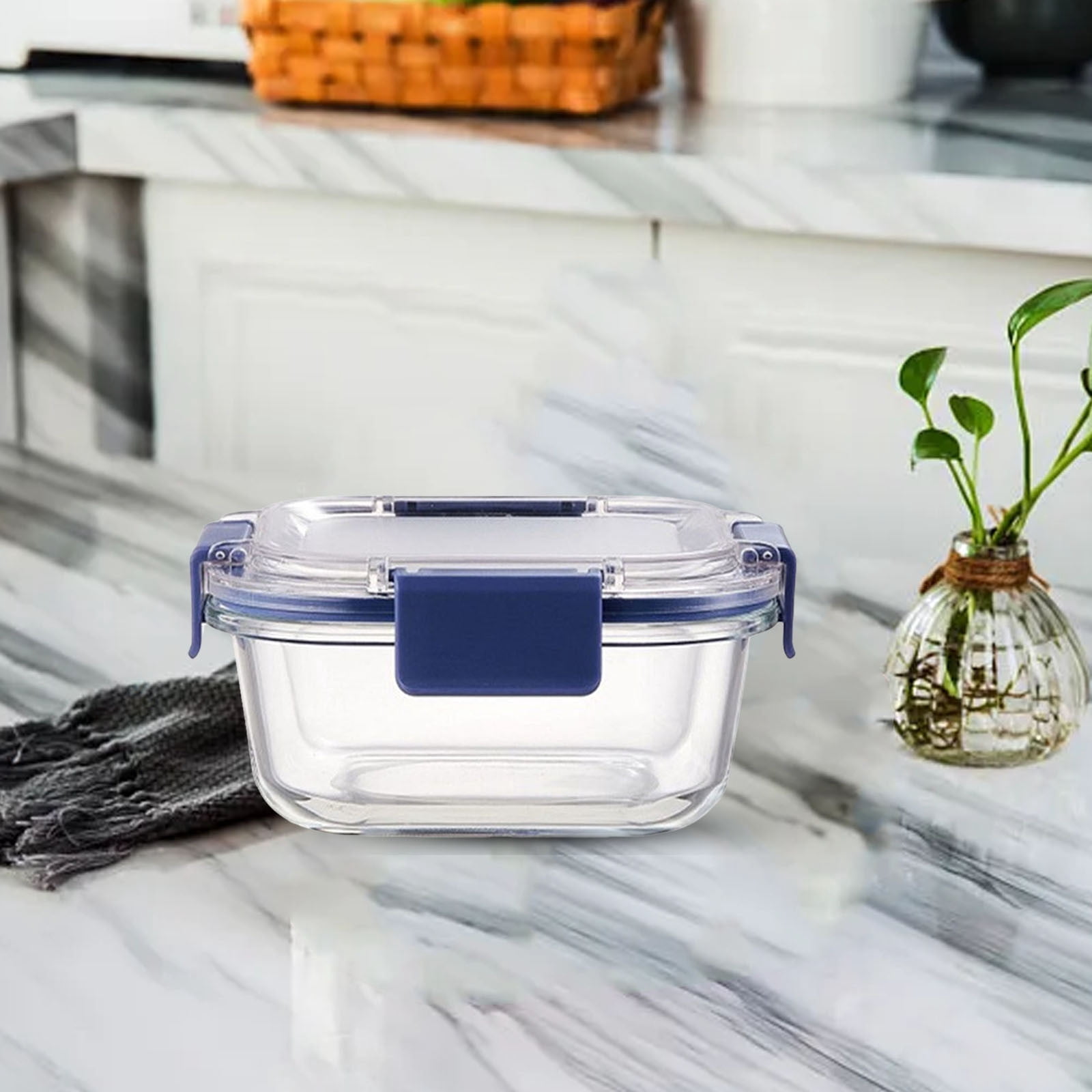 High Appearance Level Glass Lunch Box Sealed Fresh Keeping Bowl Lunch ...