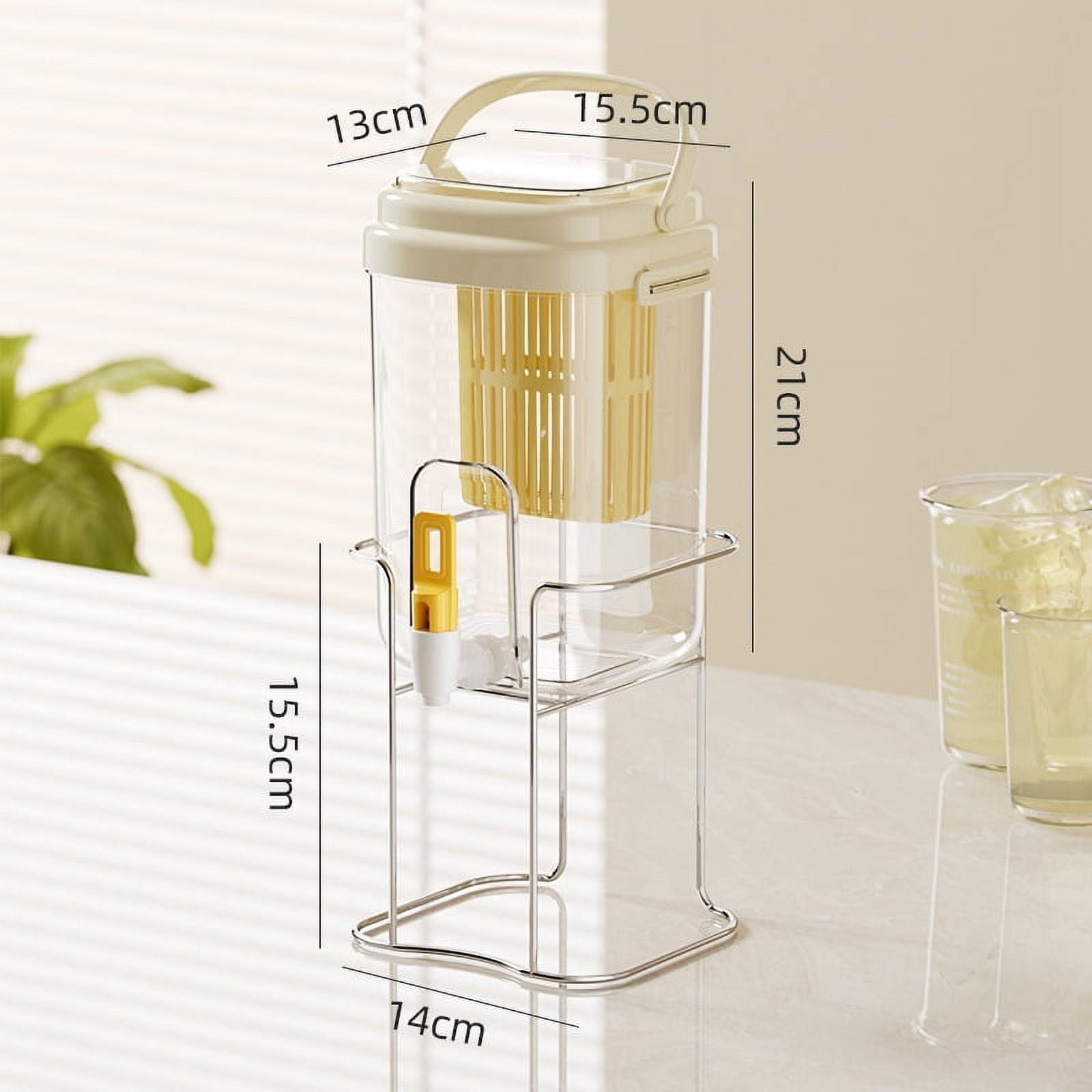 High Appearance Refrigerator Water Pitcher with Tap, Fruit Tea Bucket ...
