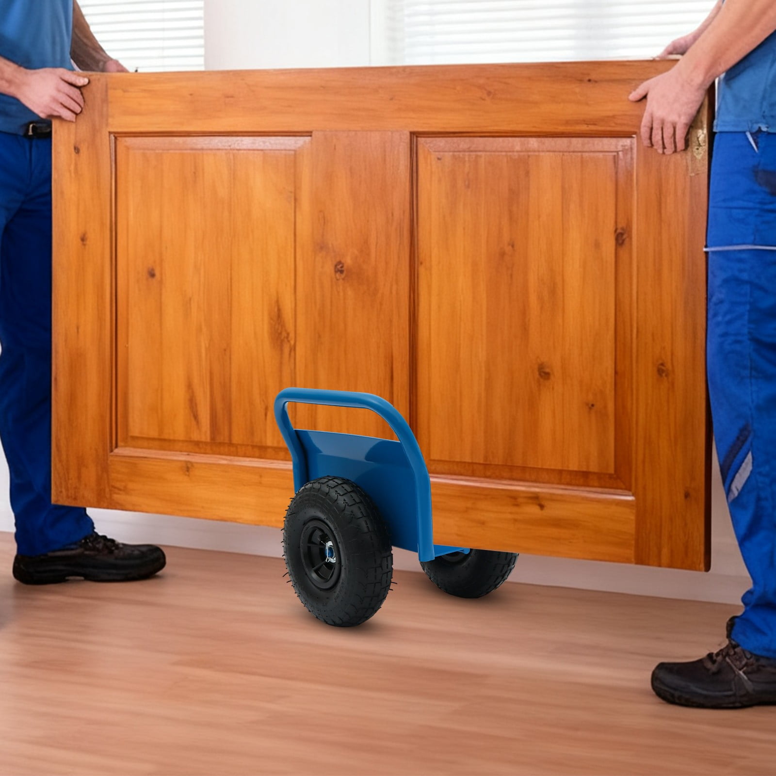 High Applicability Freestanding Blue Heavy Duty Panel Dolly for ...