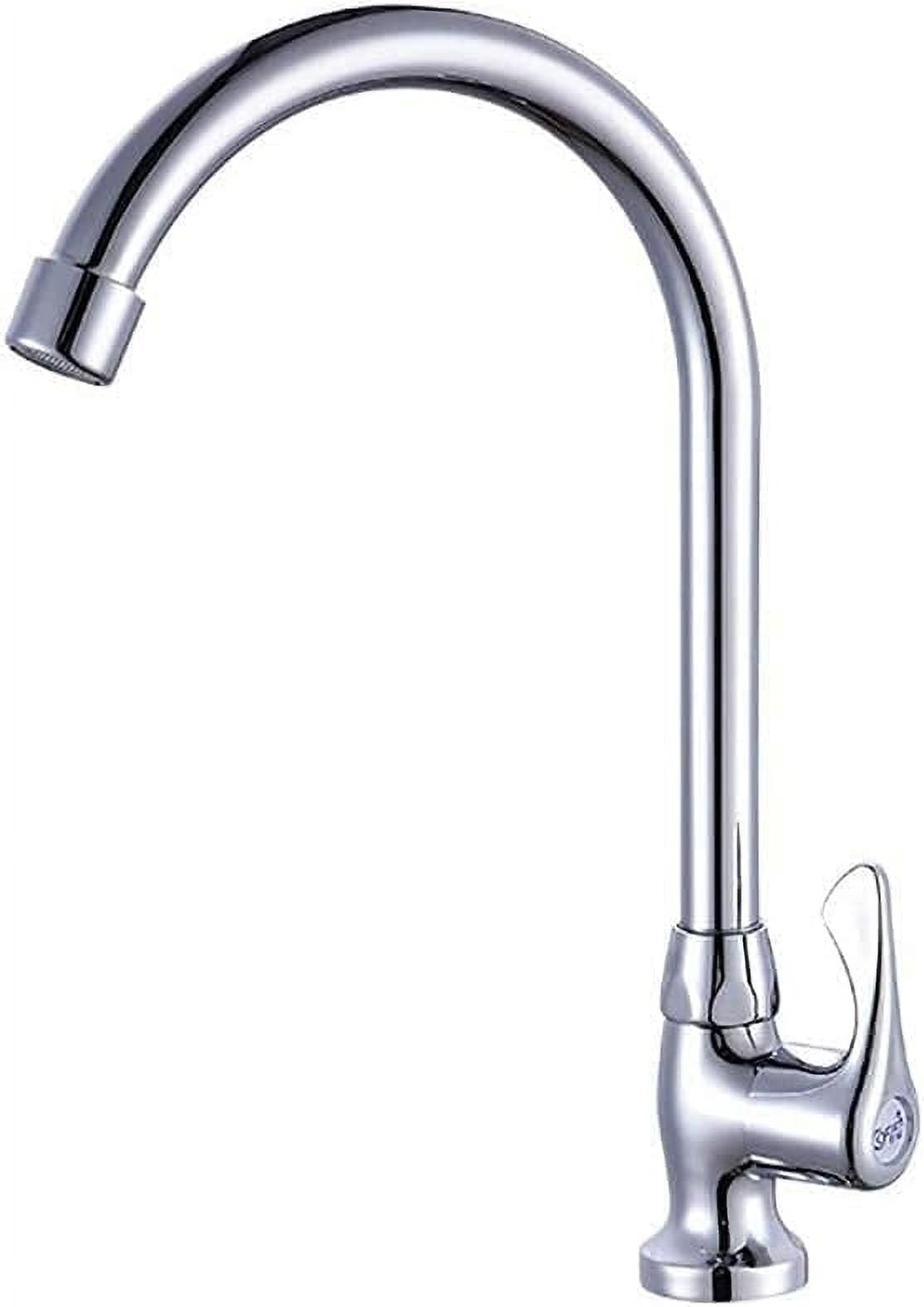High Arc Tap Kitchen Tap 360°Swivel,Single Handlebathroom Faucet,Sink ...