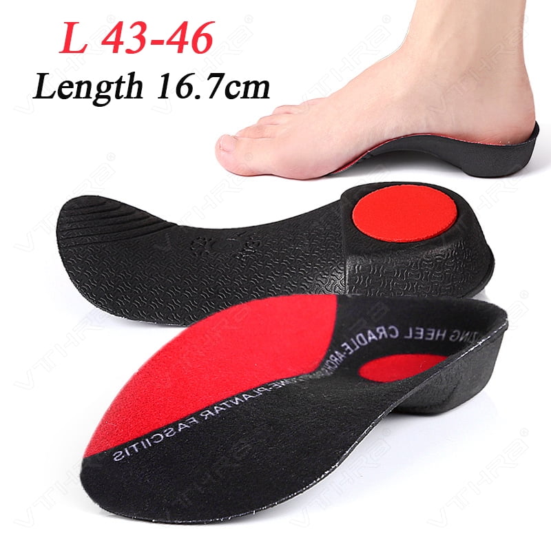 High Arch Supports Shoe Sole EVA Sport Orthopedic Insoles For Men Women ...