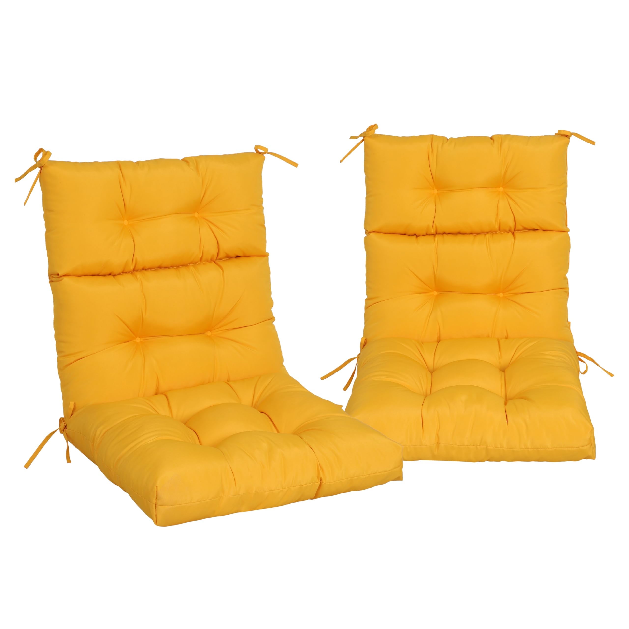 High Back Adirondack Chair Cushions Set of 2 – 44” x 22” x 4 ...