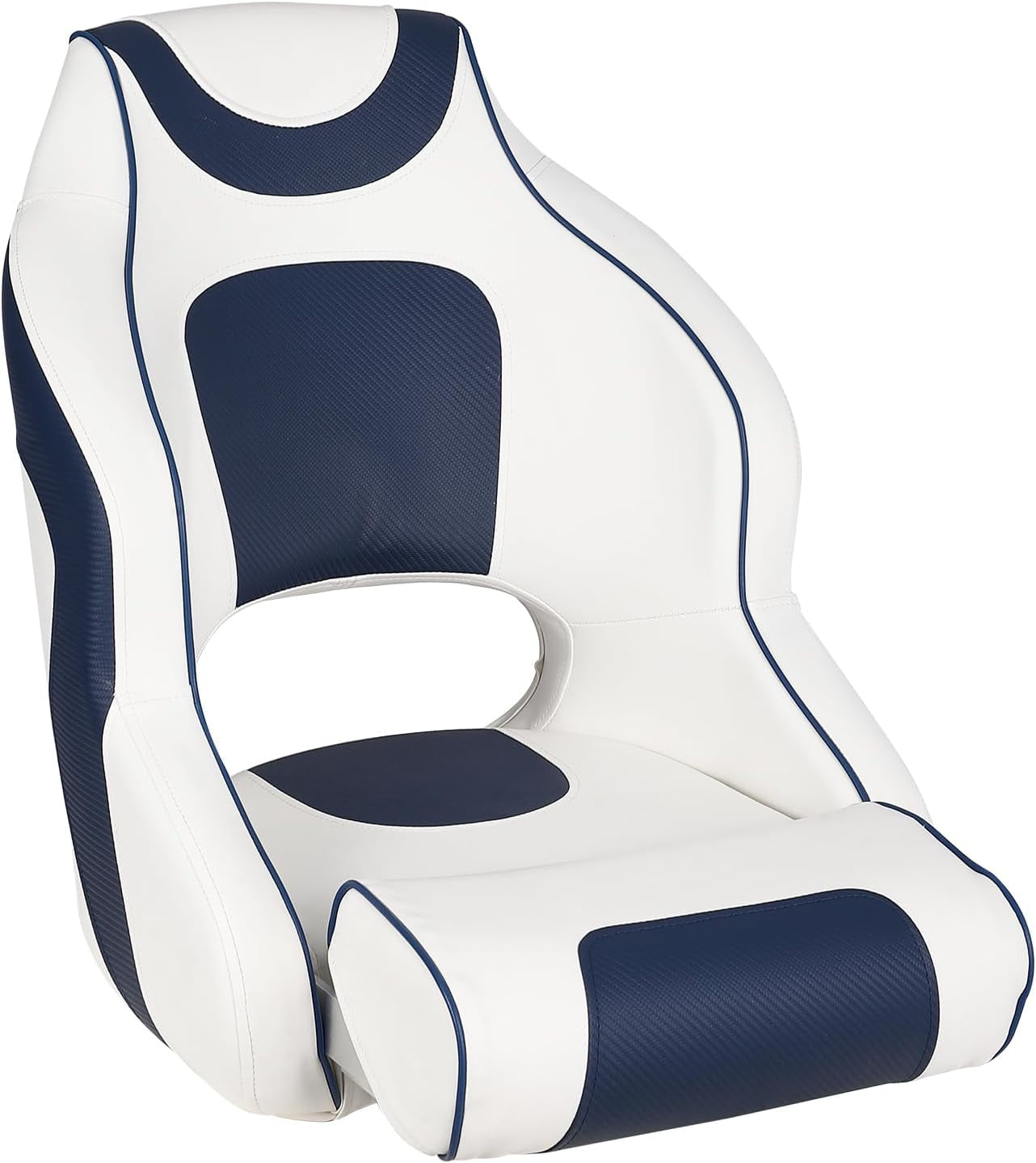 High Back Boat Captain Seat - Ergonomic Marine Bucket Chair with UV ...