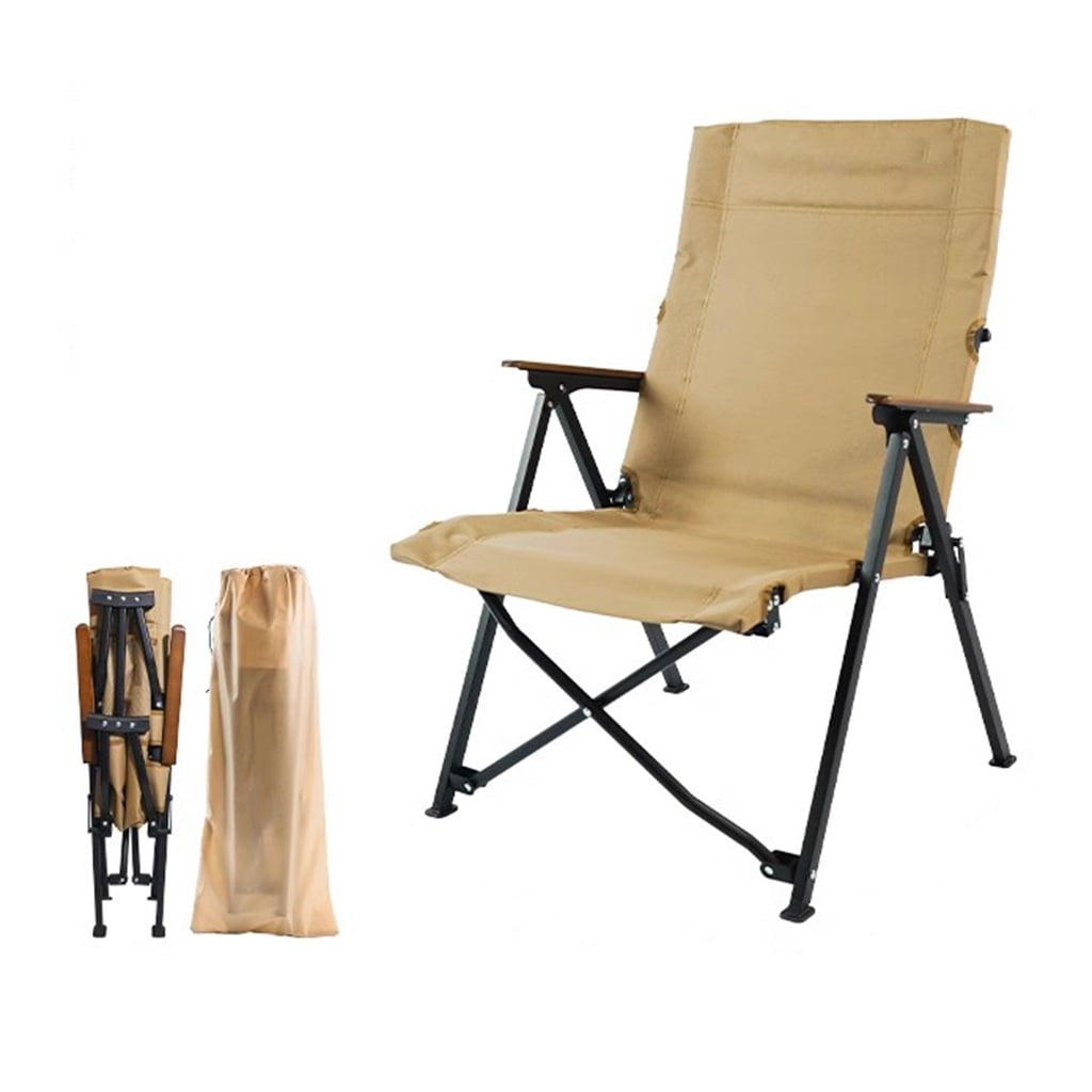 High Back Camping Chairs Beach Chair for Adults,Heavy Duty Folding ...