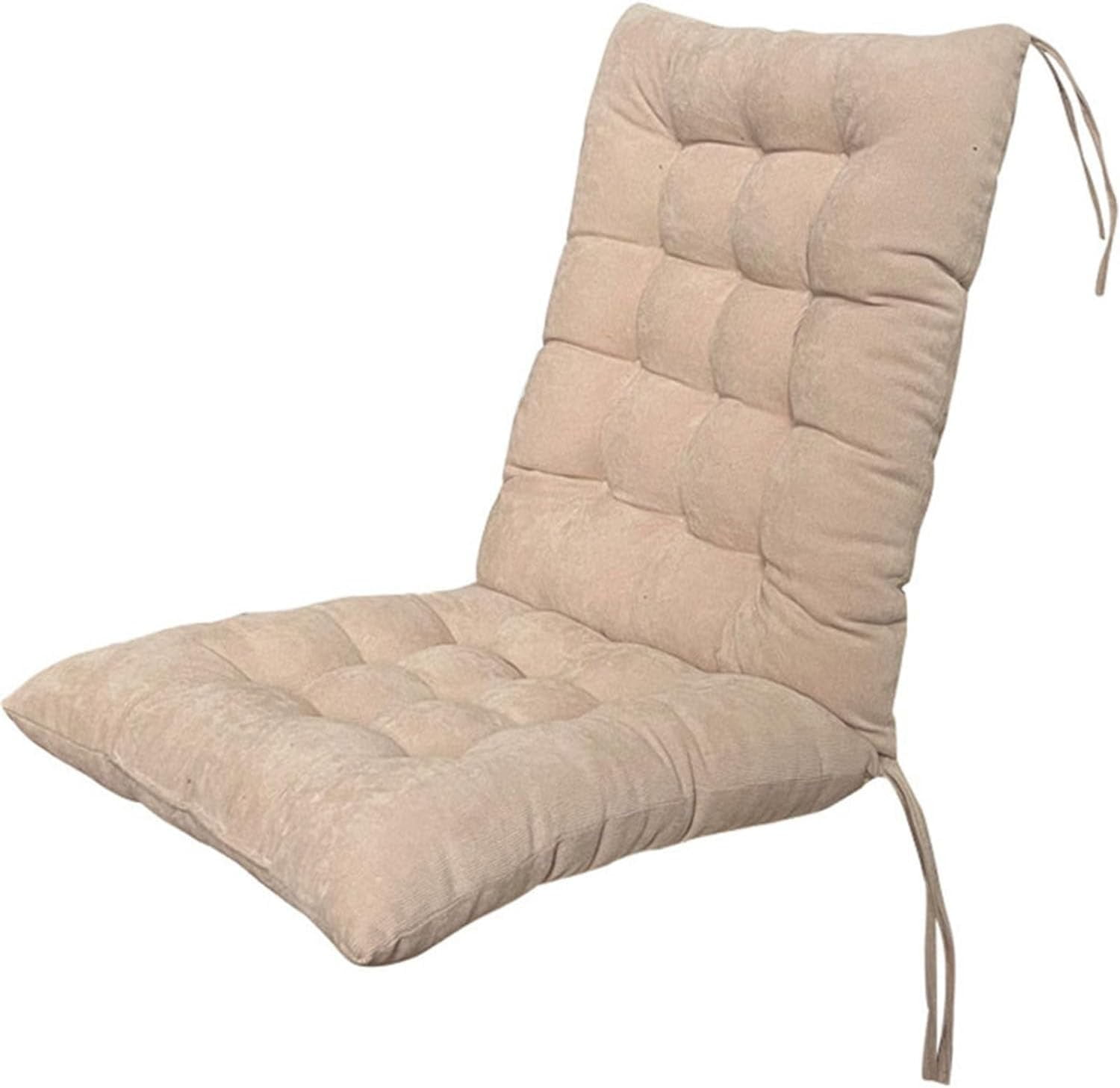 High Back Chair Seat Cushion Dining/Kitchen/Office Chair Pads with Ties ...