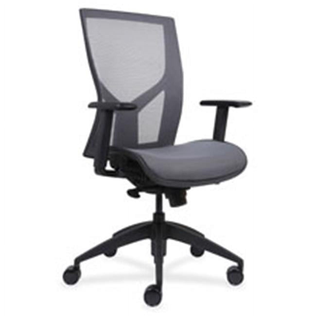 High-Back Chair with Mesh Back & Seat - Black - Walmart.com