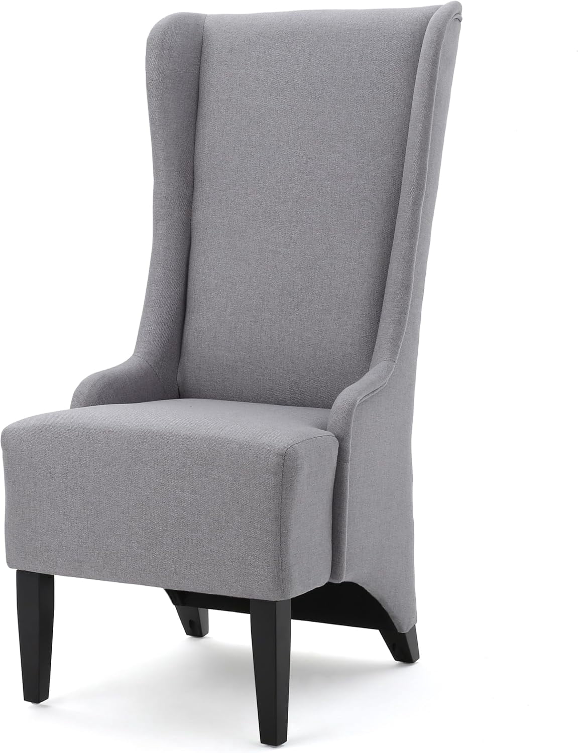 High Back Dining Chairs - Upholstered Royal Chair with Wingback and ...
