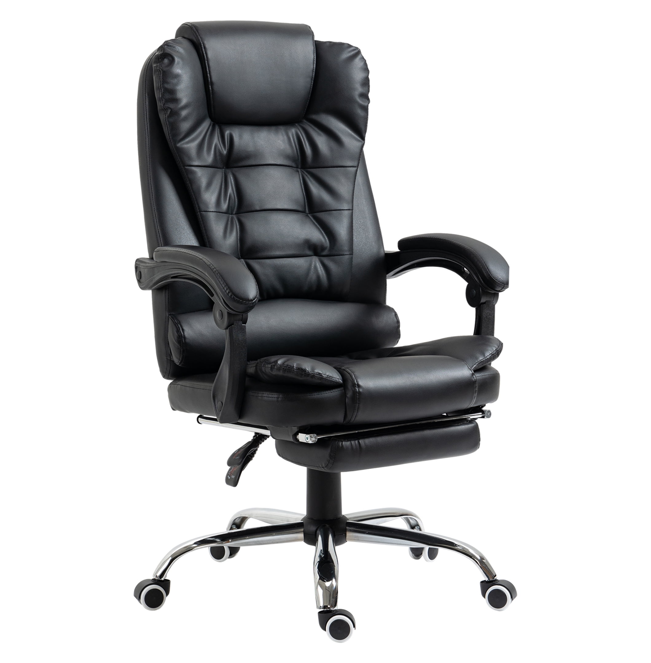 High Back Ergonomic Executive Office Chair, PU Leather Computer Chair ...