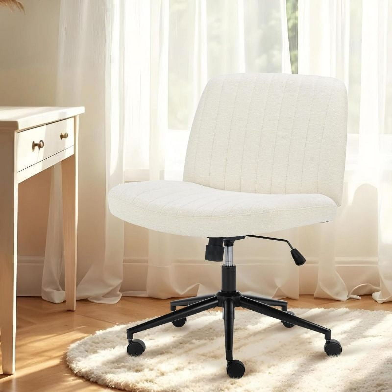 High-Back Mesh Rolling Work Task Chairs with Wheels and Adjustable Headrests, Comfy Lumbar ...