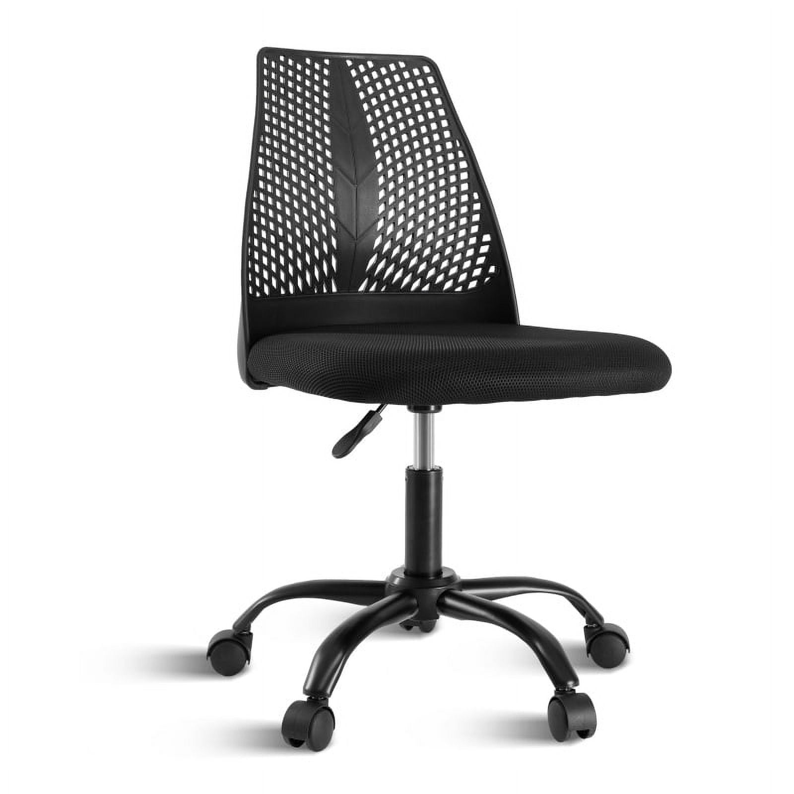 High-Back Mesh Rolling Work Task Chairs with Wheels and Adjustable ...