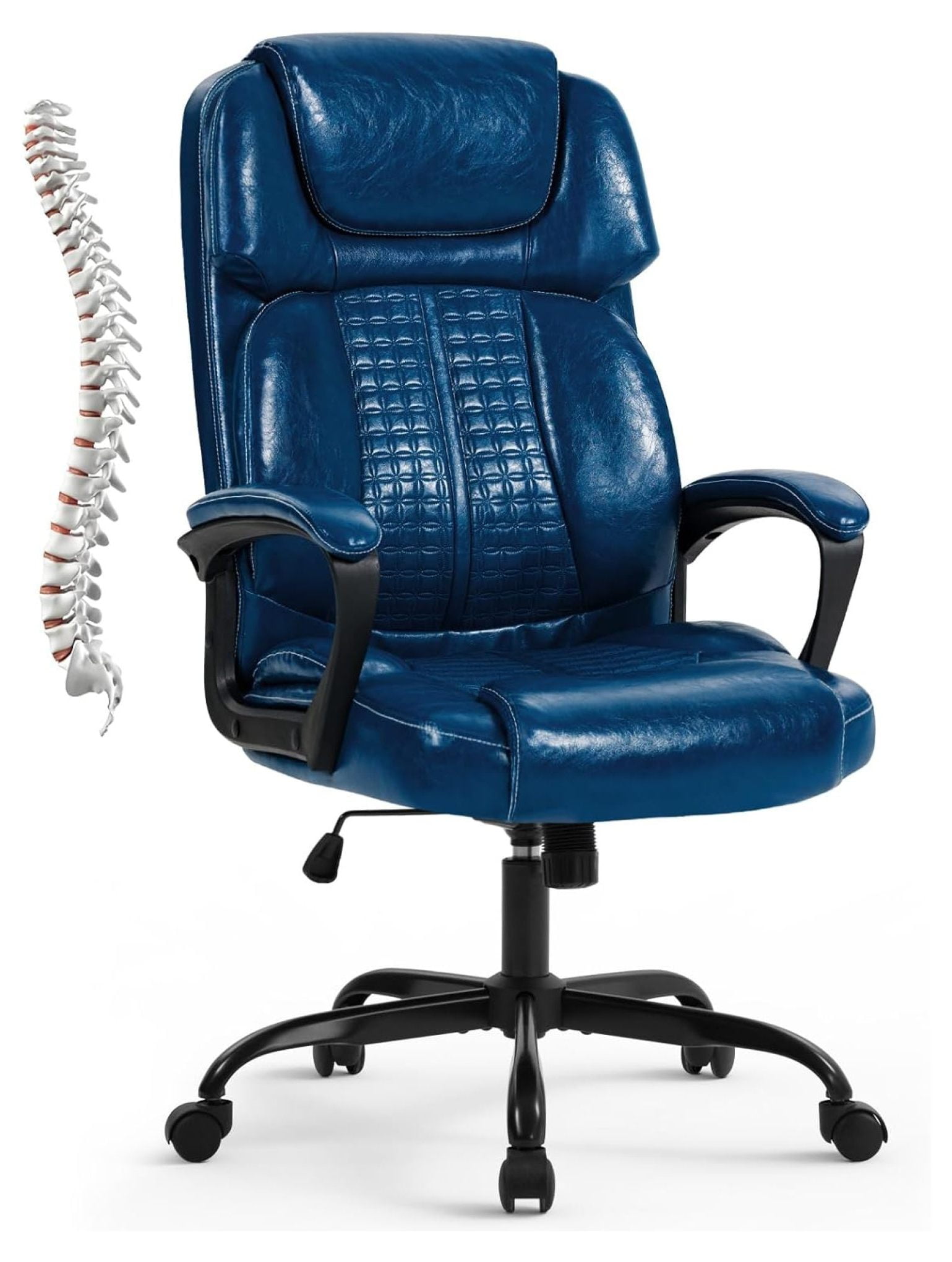 High Back Modern Computer Chairs with Wheels and Arms Office Chair ...