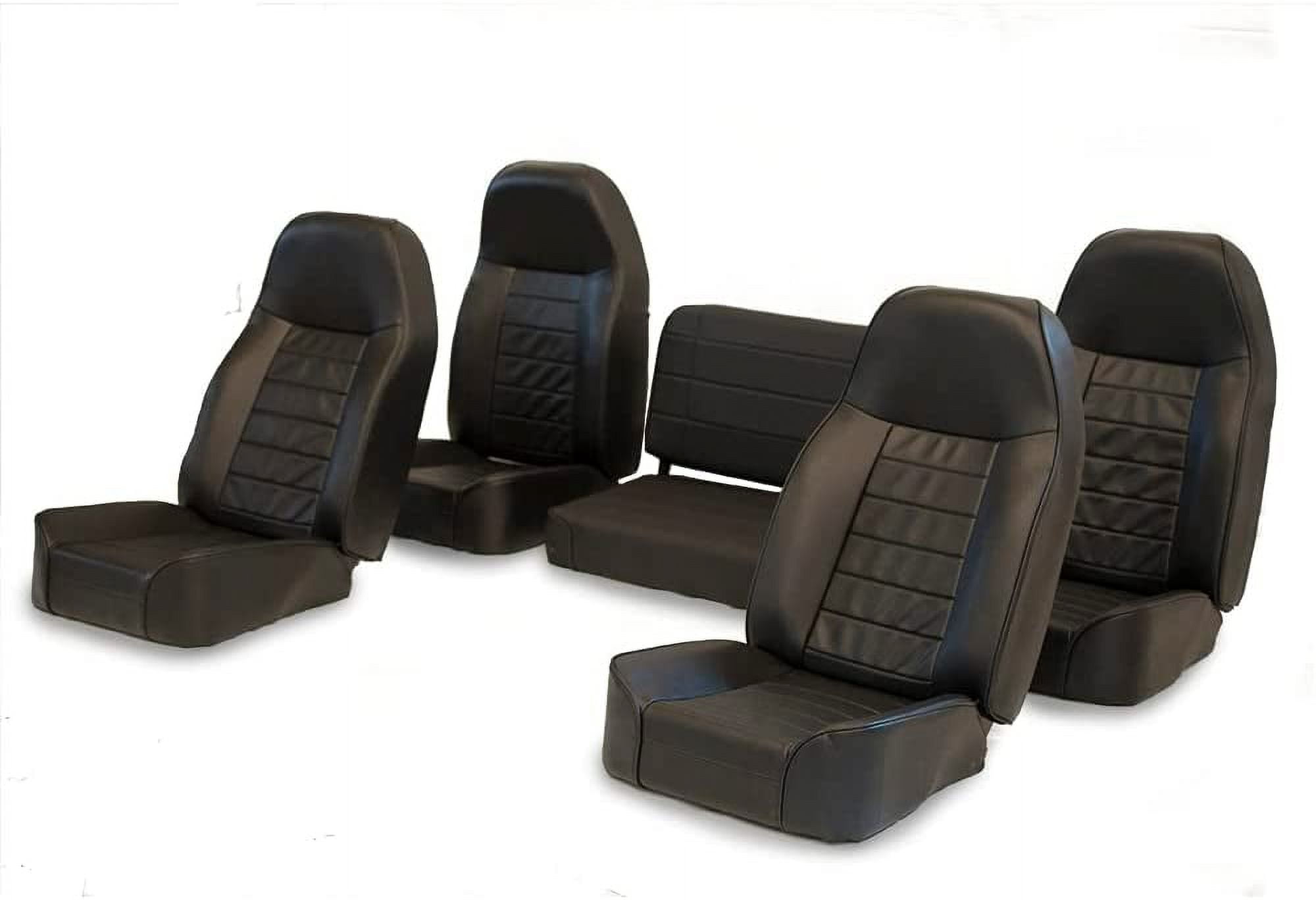 Federal Military Parts High Back Padded Cushion Replacement Seat Set of ...