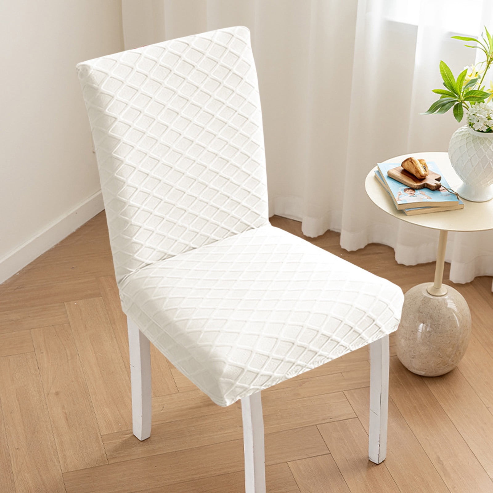 High Back Size Chair Covers for Dining Room, Stretch Slipcovers for ...