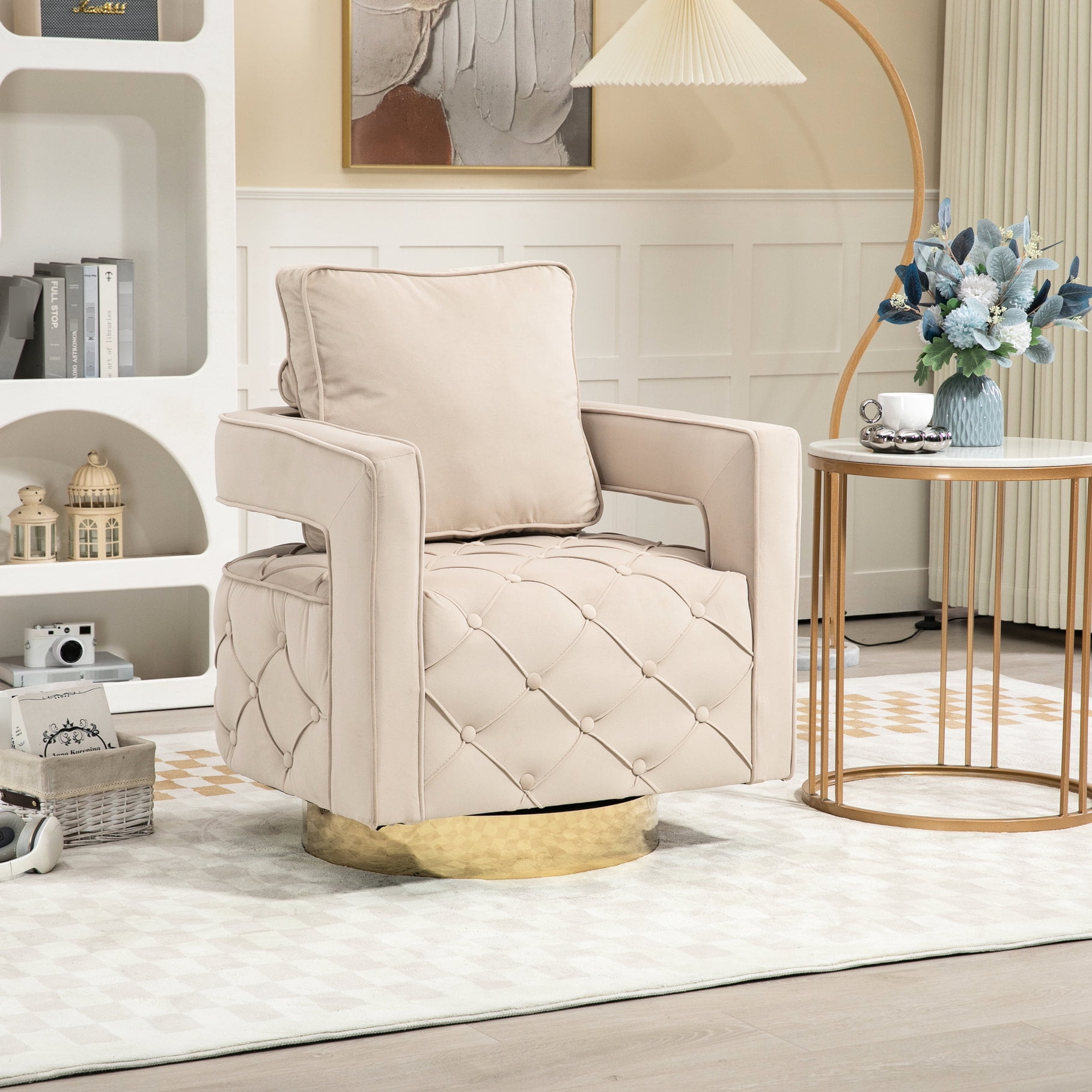 High - Back and Armrest Design - 360 Degree Rotation Ability - Perfect ...