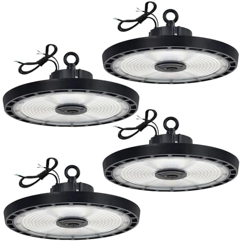 High Bay Light, Watt Adjustable 150W/200W/240W, Color Tunable 4000K/5000K, UFO Led Shop Lights ...