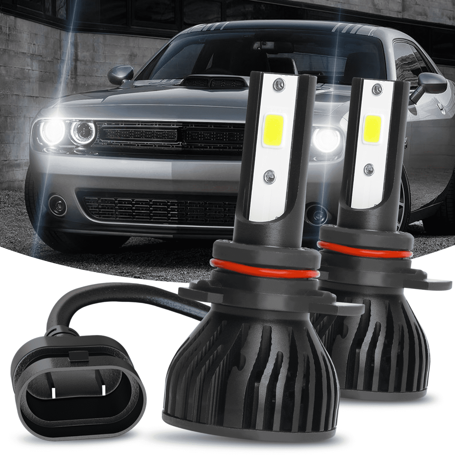 High Beam and Low Beam LED Headlight Bulb - Compatible with 2015 - 2020 ...