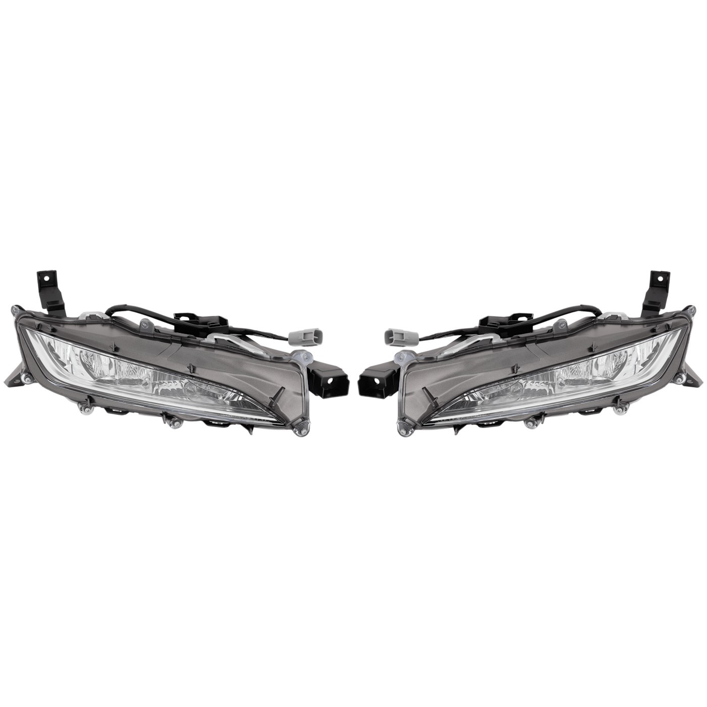 High-Beams Fog Light Driving Lamps Set of 2 Left Right for Car ...