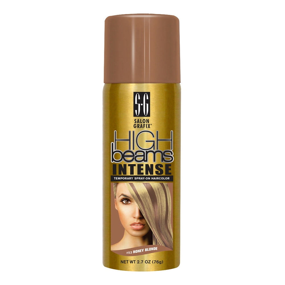 High Beams Intense Temporary Spray On Hair Color, 53 Honey Blonde, 2.7 ...