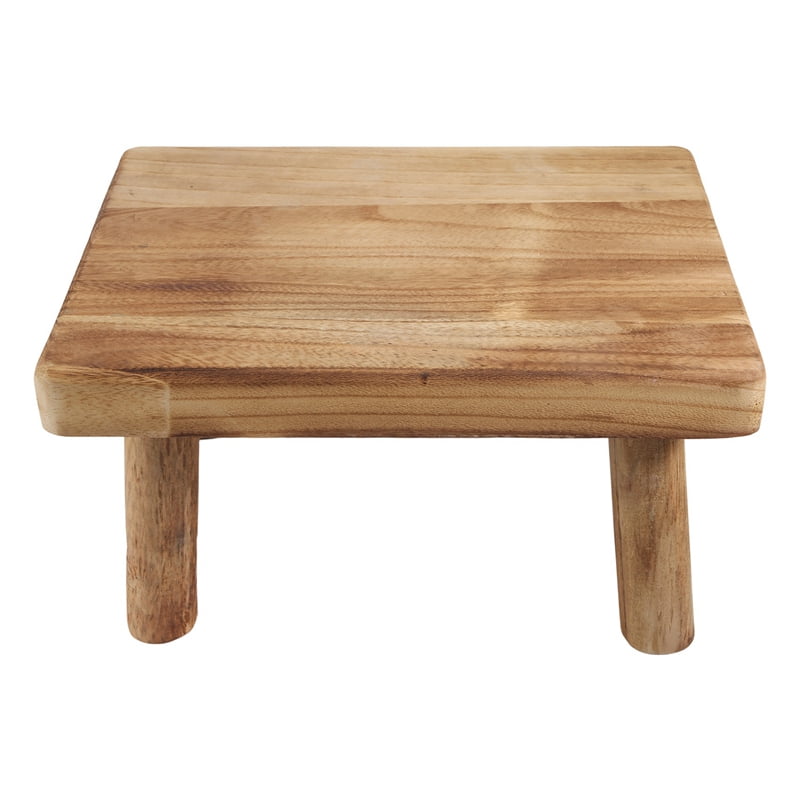 High Beds Wooden Step Stool Solid Wood Small Stool Kitchen Living Room ...