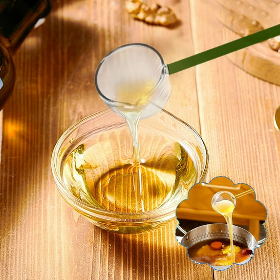 High Borosilicate Glass Heat- Spoon for Hot Soup and Stew Serving ...