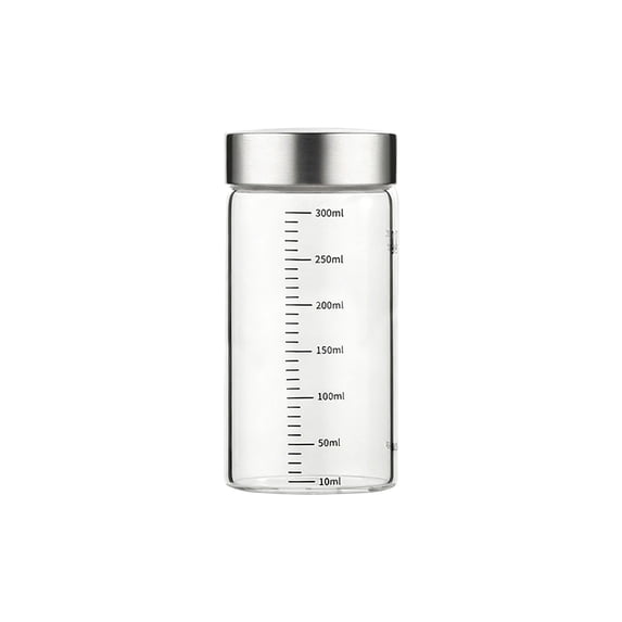 High Borosilicate Glass Juicer Bottle with Secure Stainless Steel Lid ...