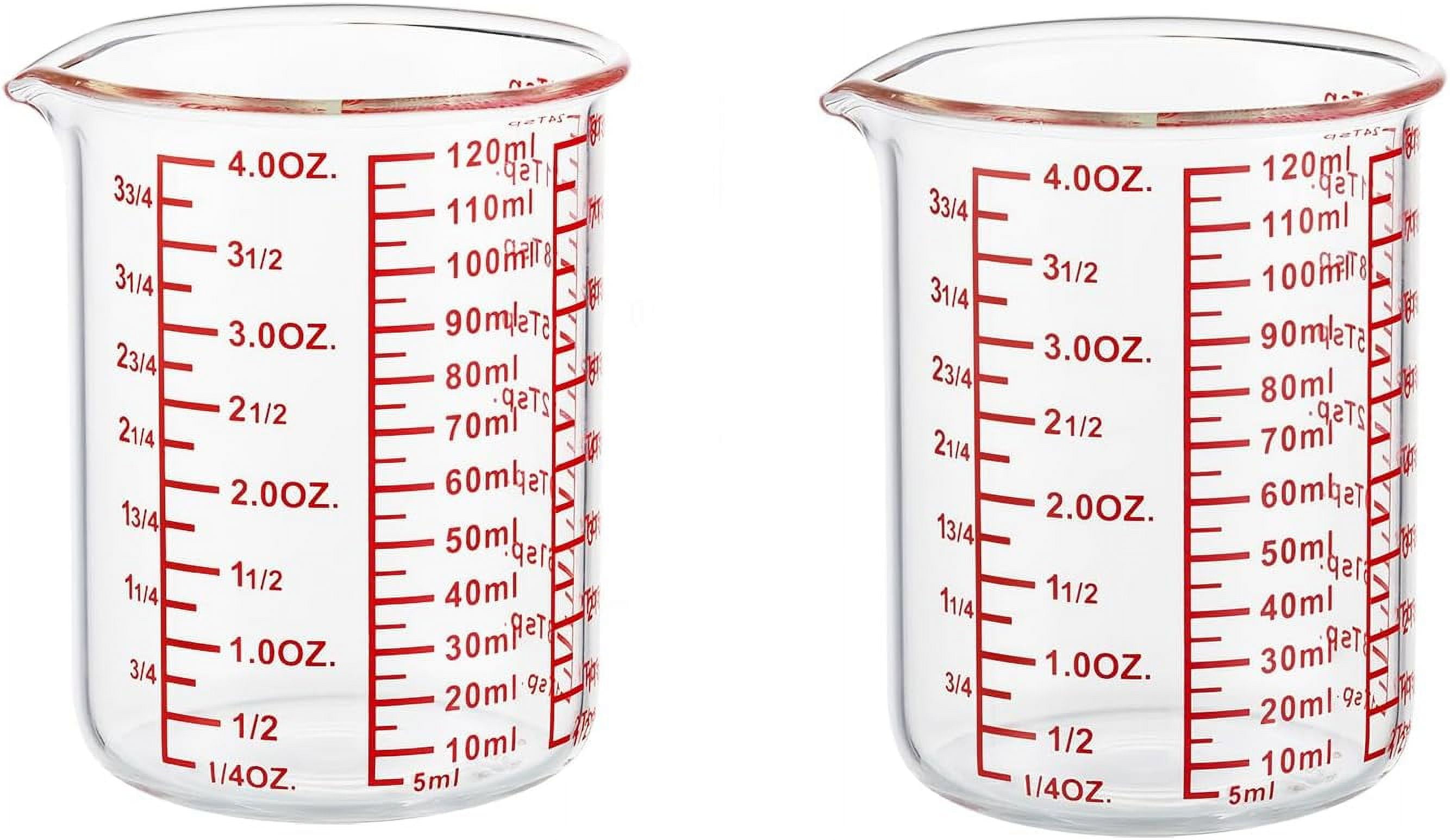 High Borosilicate Glass Measuring Cup-V-Shaped Spout，Glass Measuring ...