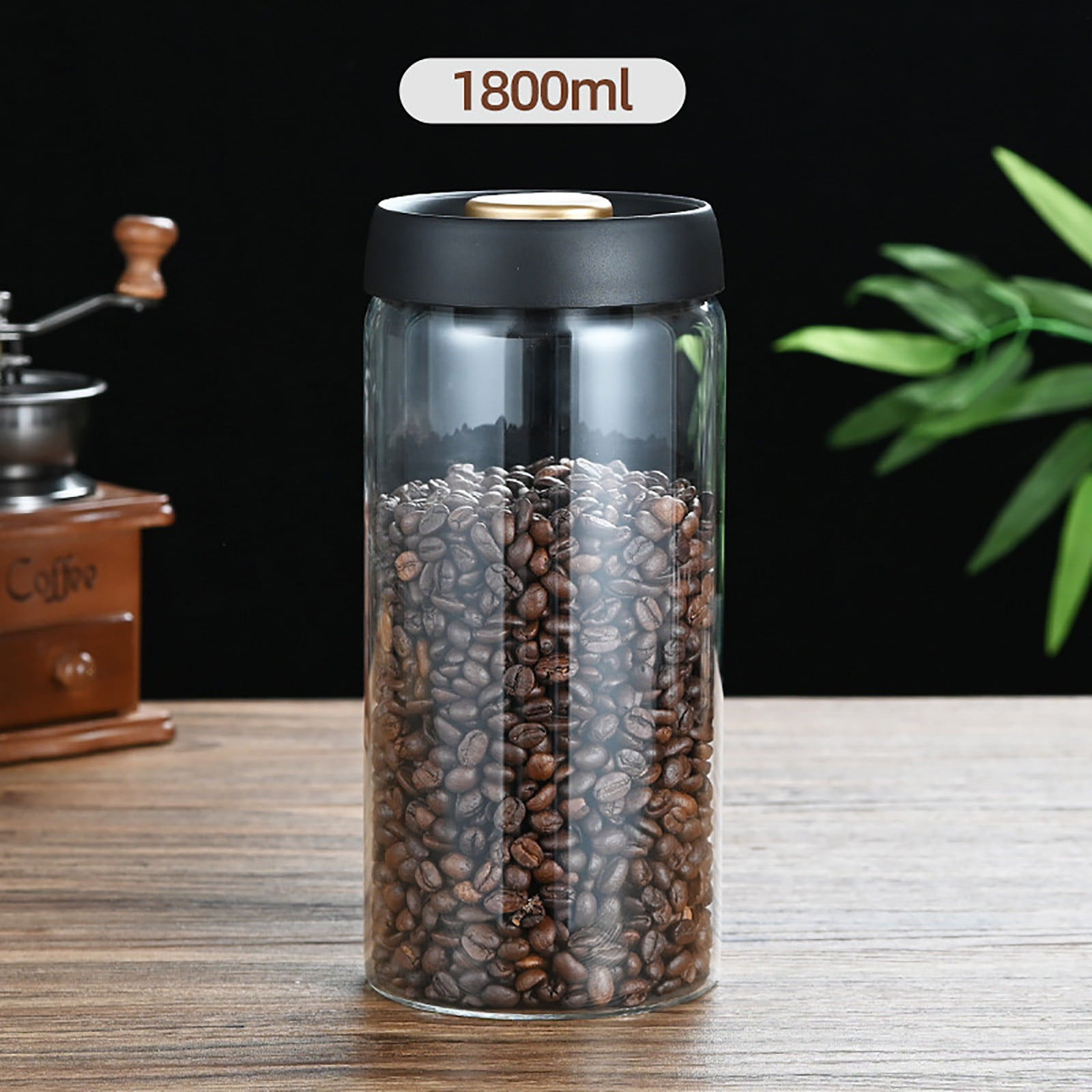 High Borosilicate Glass Sealed Storage Canister Airtight Food Grade ...