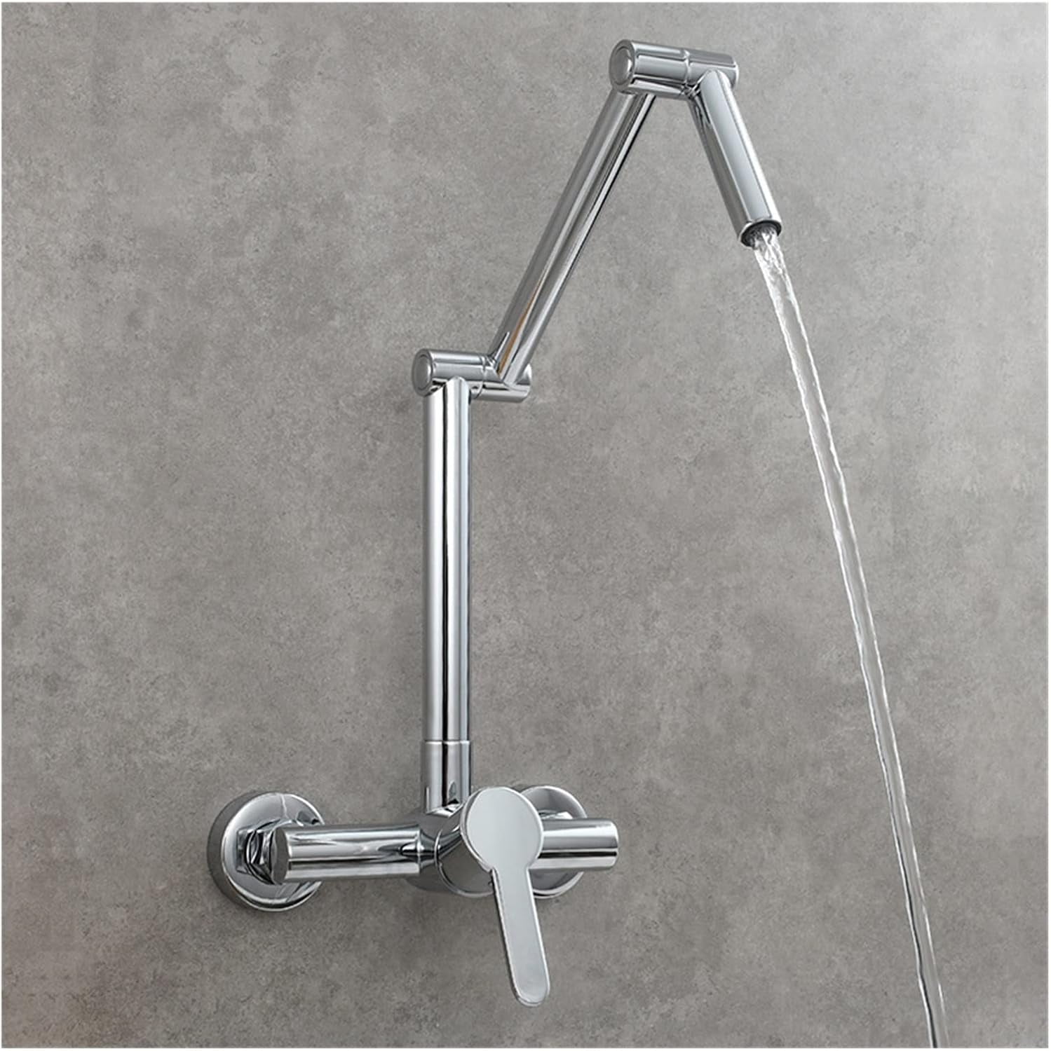 High Brass Pot Filler Tap Wall Mounted Kitchen Faucet Cold and Hot ...