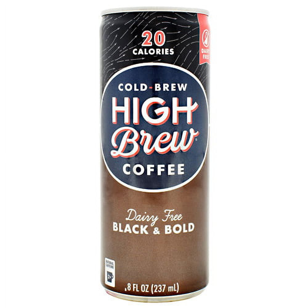 High Brew Coffee Black & Bold 8 Oz. 12/PK HBC00504 - Walmart.com