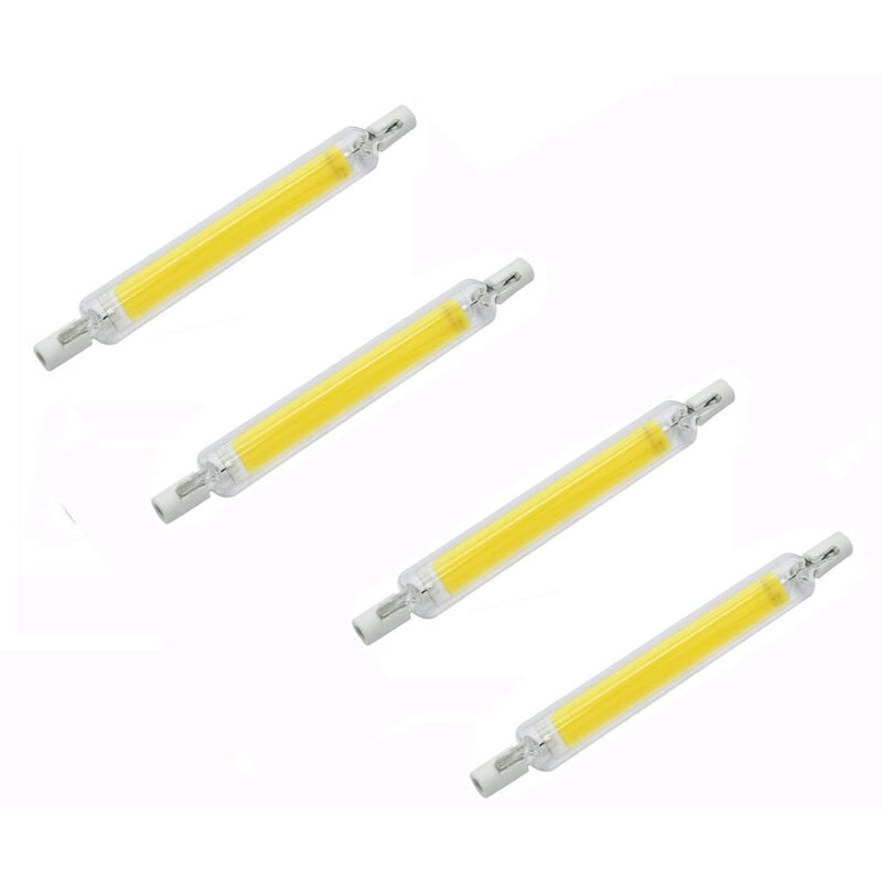 High Brightness Double Ended Led Bulb, Energy Saving 5W Transparent ...