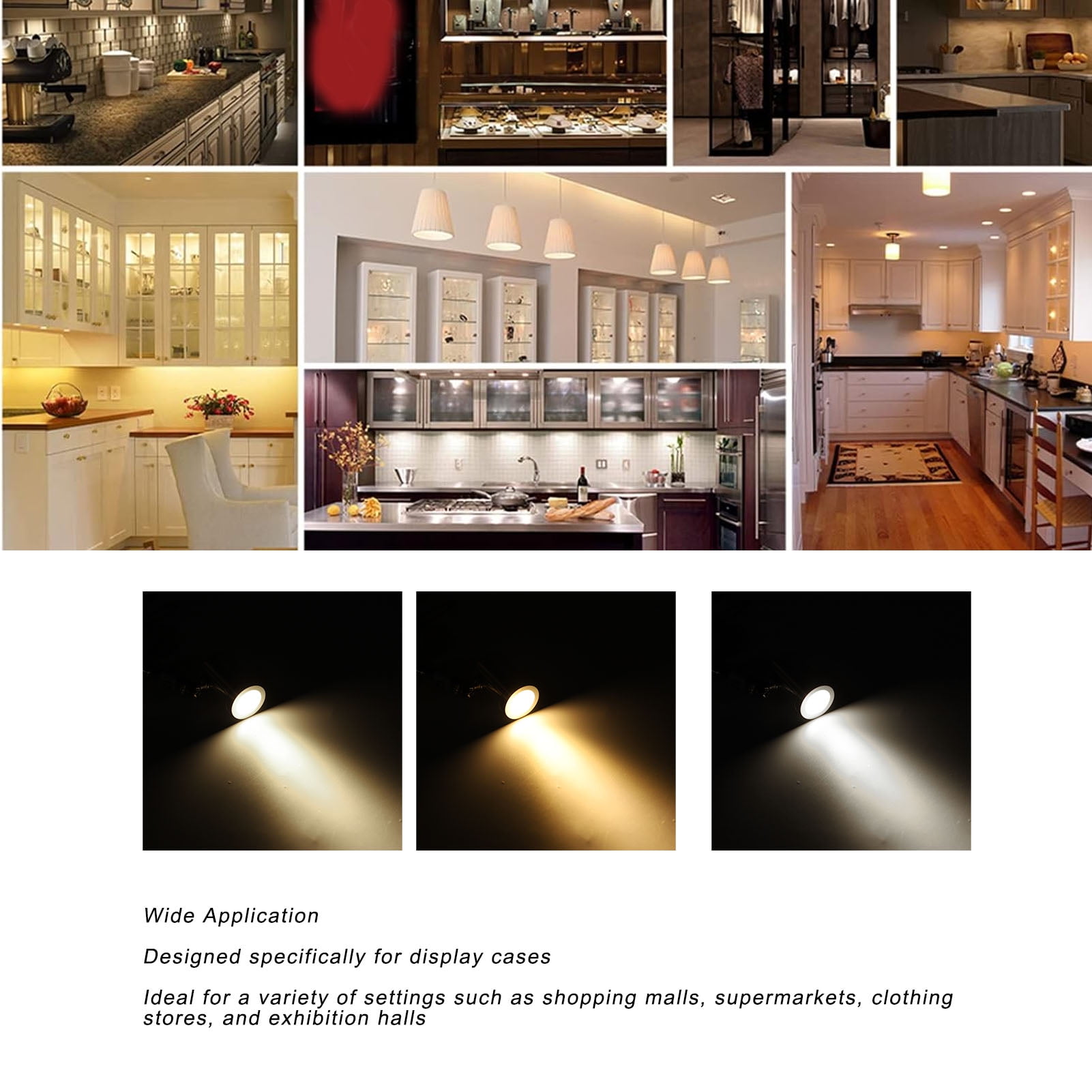 High Brightness LED Up Lights, Adjustable Angle, Indoor Spotlights For ...