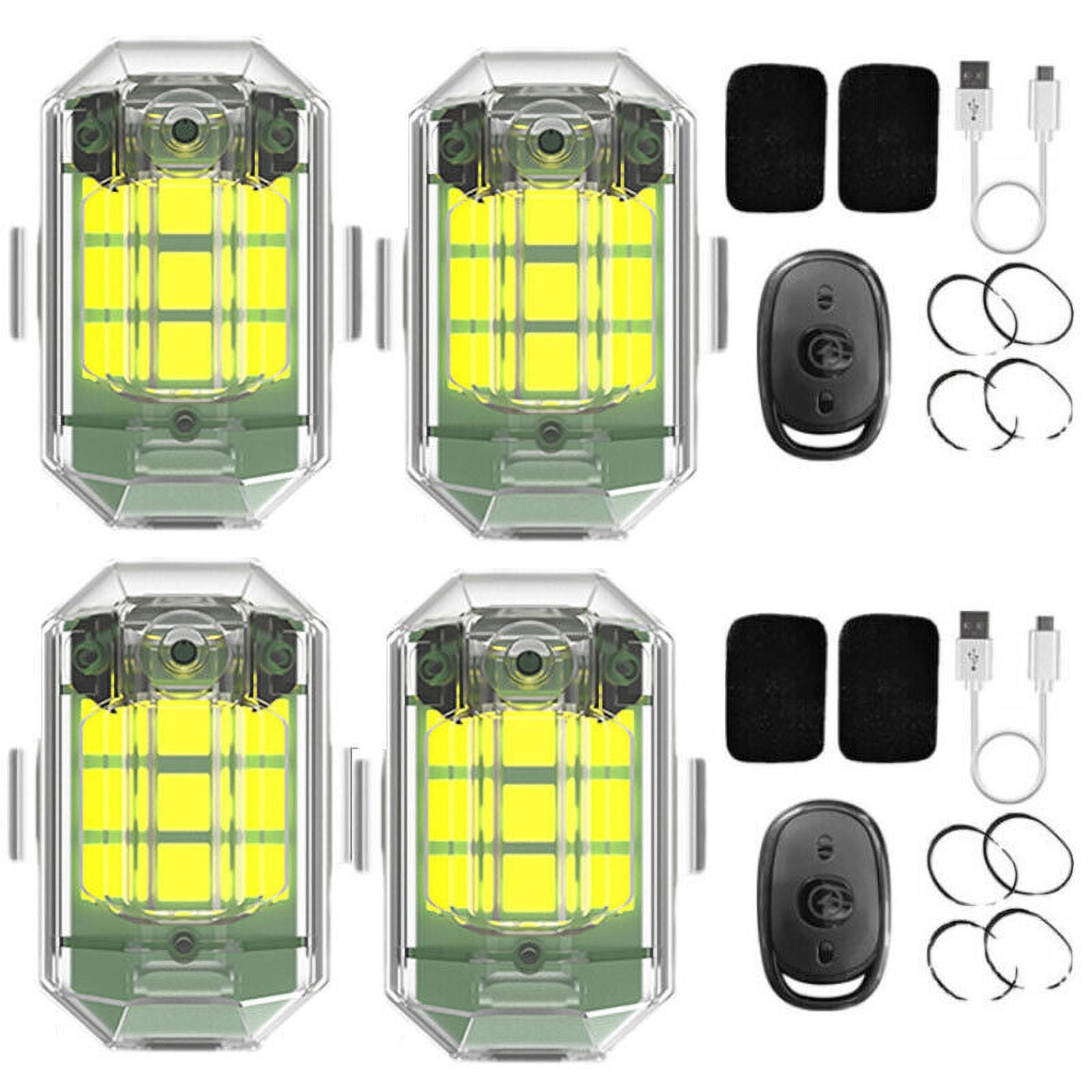 High Brightness Wireless LED Strobe Light 7Colors USB Rechargeable ...