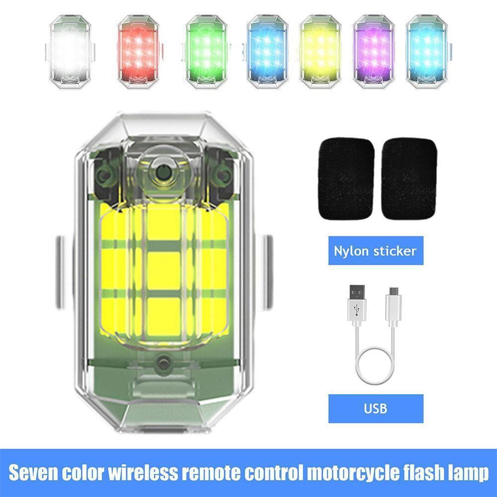 High Brightness Wireless LED Strobe Light 7 Colors Rechargeable ...