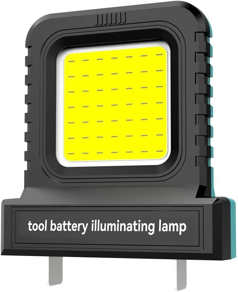 High Brightness floodlight - for All Power Tool Batteries, Work Light, 2000 Lumen Magnetic ...
