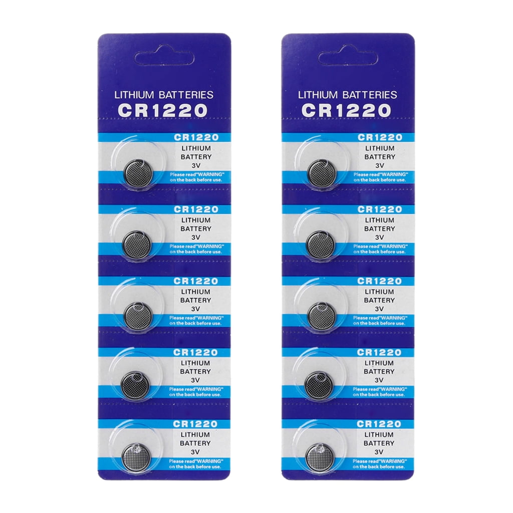 High CR1220 Batteries Button Battery for Watches, Calculators Long ...